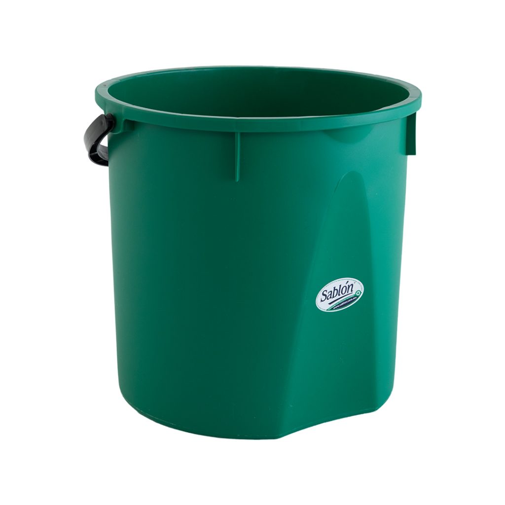 CUBETA RIGIDA 13 LT COLOR VERDE - BIO MASTER PRODUCTS